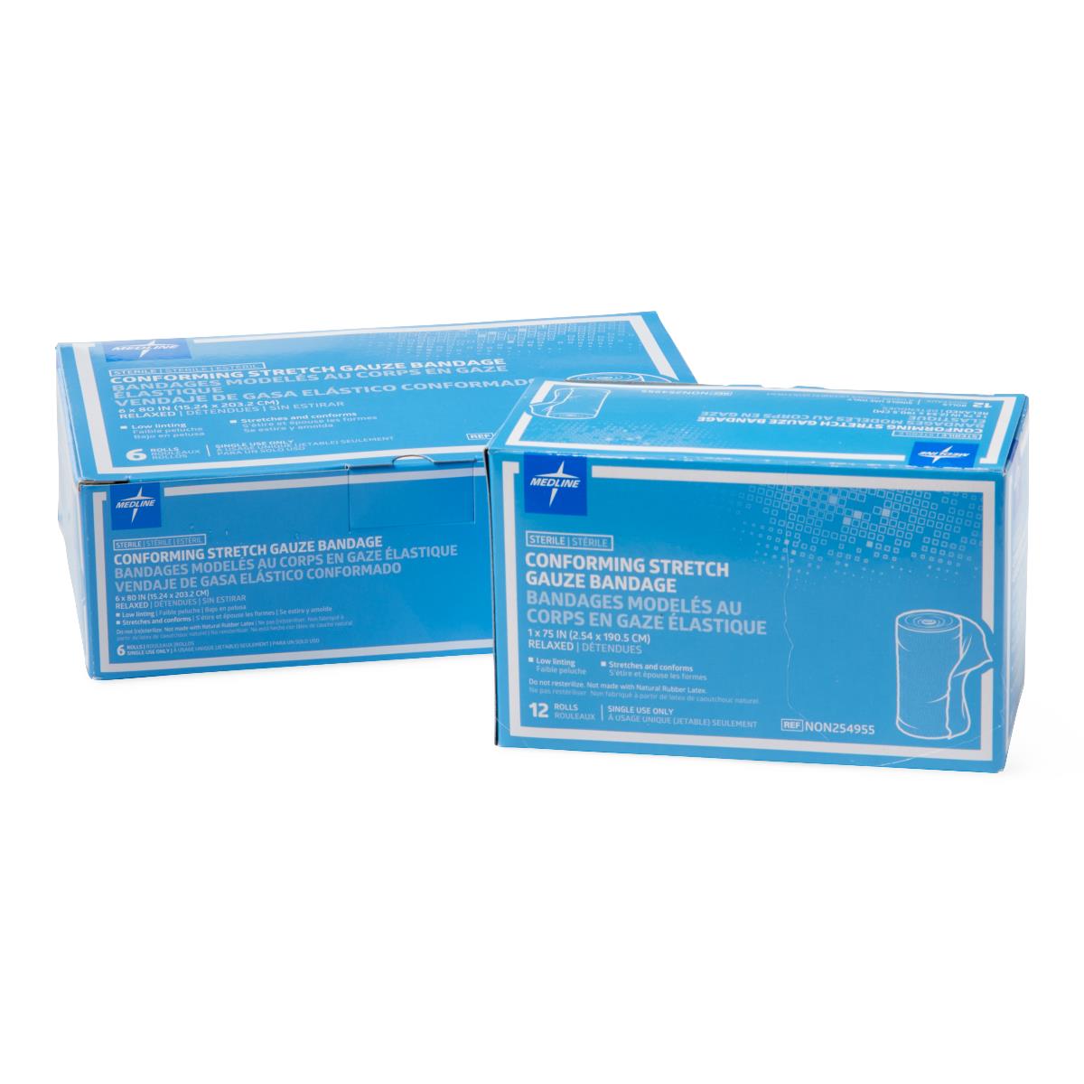 Medline Sterile Conforming Stretch Gauze Bandages – Pharma 1 Medical Supply